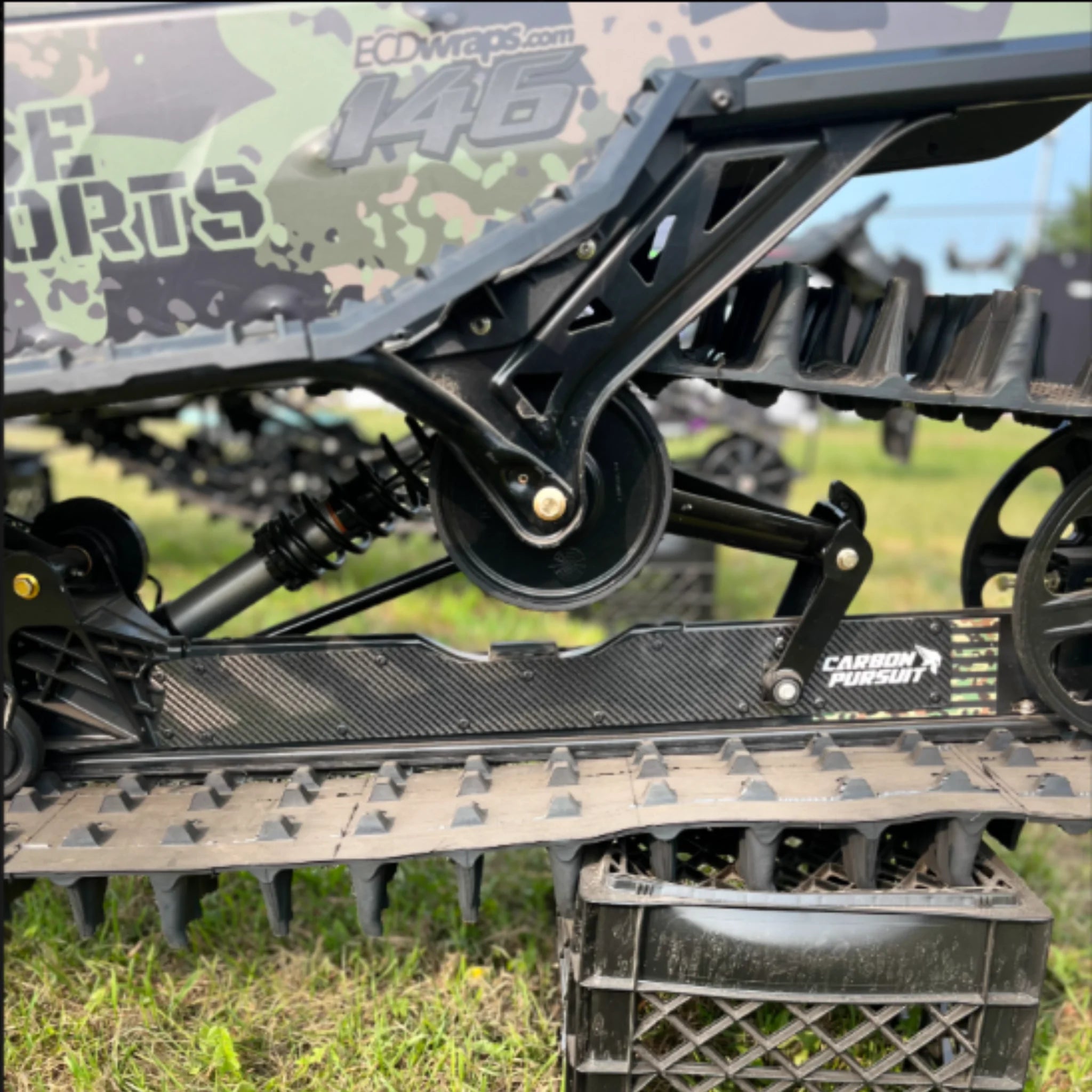 NEW Carbon Pursuit Arctic Cat Alpha Rear Rail Brace